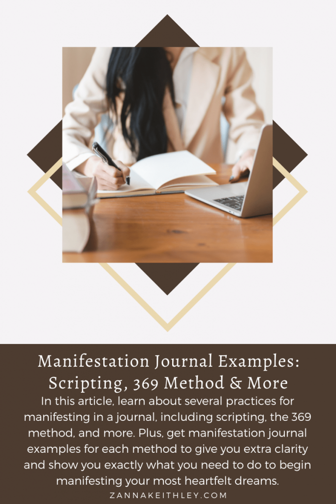 Manifestation Journal Examples Scripting 369 More